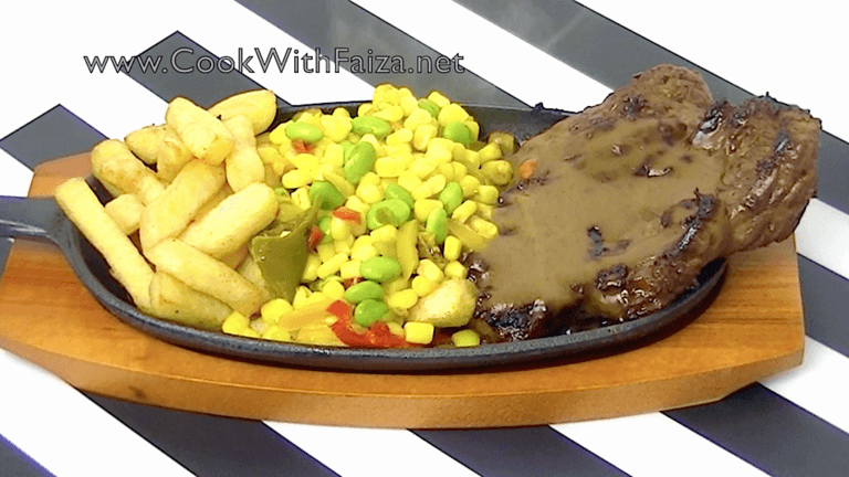 BEEF SIZZLER STEAK - COOK WITH FAIZA