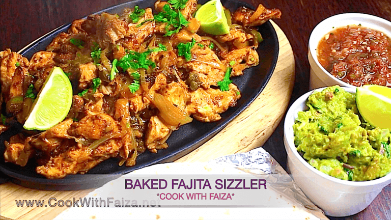 Baked Fajita Sizzler Recipe | Cook with Faiza