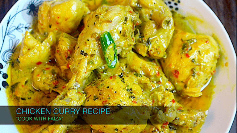 CHICKEN CURRY RECIPE *COOK WITH FAIZA*