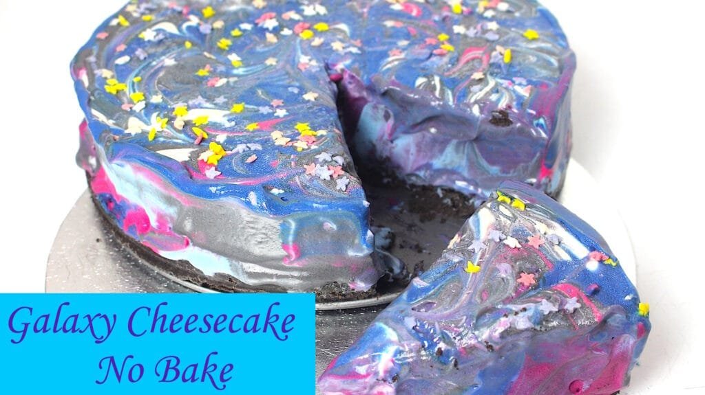 Galaxy Cheesecake Recipe | No Bake | Cook With Faiza