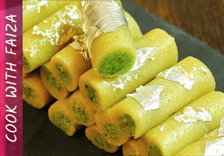 Learn How to Make Kaju Pista Roll | Cook with Faiza