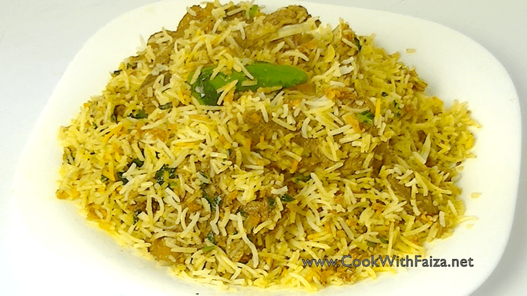 MUTTON GINGER BIRYANI-COOK WITH FAIZA