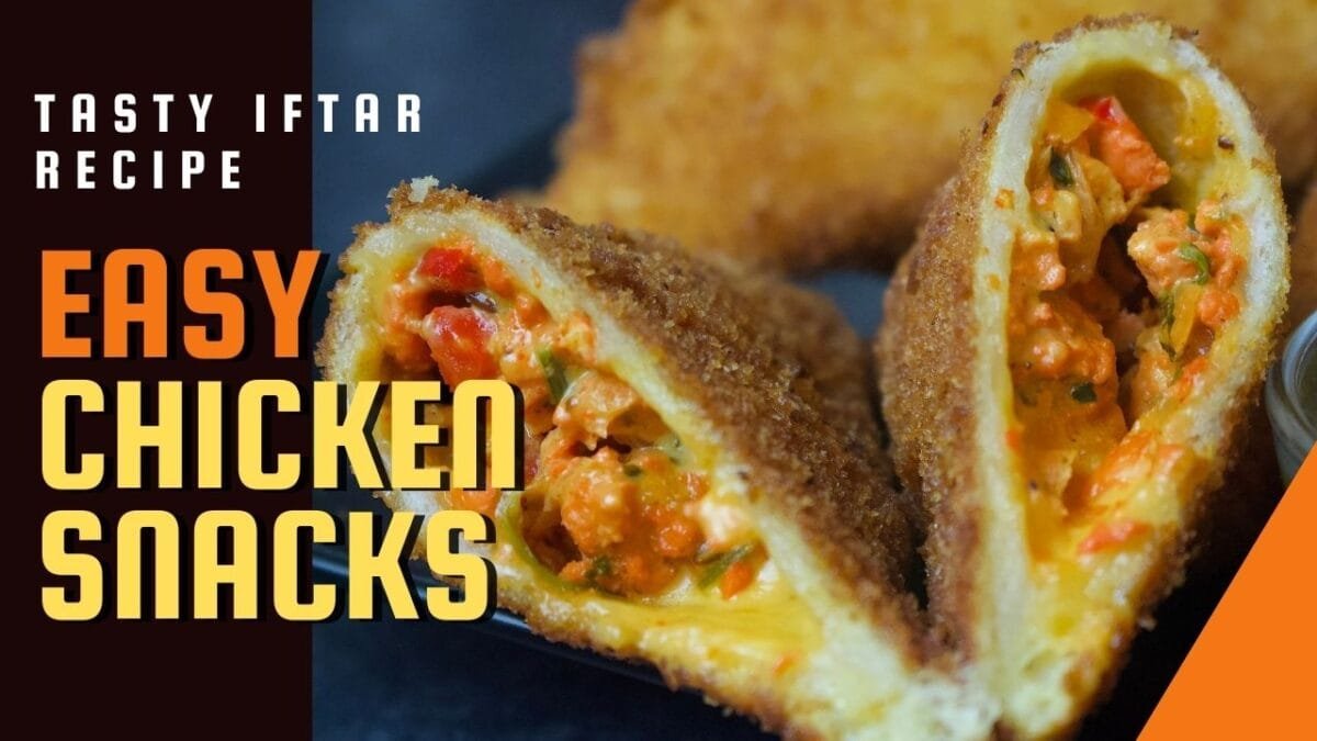 Chicken Bread Triangle || Iftar Recipes || Chicken Snacks || Party ...